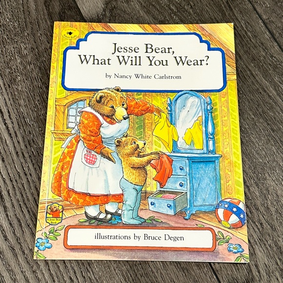 Toys | Jesse Bear What Will You Wear Childrens Book | Poshmark